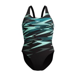 Speedo Damen Badeanzug "Womens HyperBoom Placement Muscleback", grün, Gr. 34, Obermaterial: 100% Polyester, Badeanzüge, schnell trocknend
