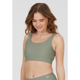 ENDURANCE ATHLECIA ATHLECIA Damen Triangel-Bikini-Top "Aqumiee", gr&uuml;n, Gr. 40, unifarben, 80% Nylon, 20% Elasthan, Bikini-Oberteile, mit Quick-Dry Technologie und