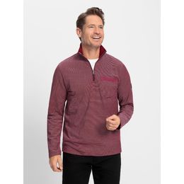 Marco Donati Herren Langarmshirt "Langarm-Shirt", rot, Gr. 44, meliert, 100% Baumwolle, Shirts