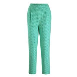GOLDNER Damen Stoffhose "Karottenhose SARA, Viskose", wei&szlig;, Gr. 40, Obermaterial: 100% Viskose CV., Hosen, Dehnbund an der R&uuml;ckseite