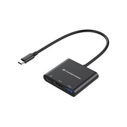 CONCEPTRONIC DONN01B 3-in-1 USB 3.2 Docking