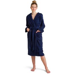 M&ouml;ve Unisex-Bademantel M&Ouml;VE, L:120cm, gr&uuml;n, Walkfrottier, Hausm&auml;ntel, "Superwuschel Kapuze, ideal f&uuml;r Sauna & Spa, Hotelbademantel", in Uni