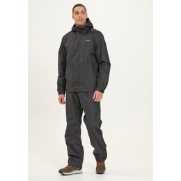 WEATHER REPORT Regenanzug "JAGGER", schwarz, Gr. S, bedruckt, unifarben, 100% Polyester, Sportanz&uuml;ge, mit PU-Beschichtung