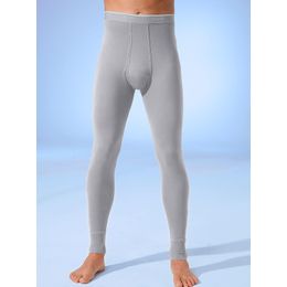 Bugatti Herren Lange Unterhose, Gr. 6, grau, 100% Baumwolle, Unterhosen