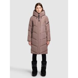 Khujo Damen Steppmantel "JANGE", beige, Gr. M, unifarben, 100% Polyester, M&auml;ntel