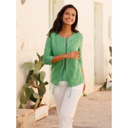 Casual Looks Damen T-Shirt "Shirt-Set", gr&uuml;n, Gr. 38, unifarben, 100% Polyester, Shirts