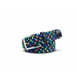 MEYER Herren Stretchg&uuml;rtel "G&uuml;rtel", bunt, Gr. 80, bedruckt, Materialmix, G&uuml;rtel, im farbenfrohen Design