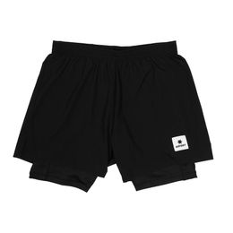 Saysky Pace 2 in 1 Shorts 5'' Bekleidung Herren schwarz