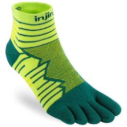 injinji Run Technical Mini-Crew Bekleidung Unisex gr&uuml;n