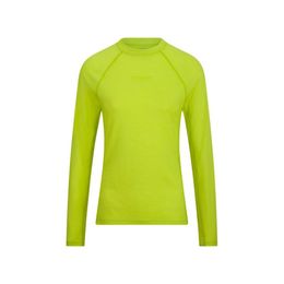 CEP Core Run Merino Base Layer Shirt Long Sleeve Bekleidung Damen gelb