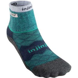 injinji Liner+Runner Mini-Crew Bekleidung Herren blau