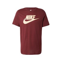 Nike Sportswear T-Shirt 'FUTURA' Herren Gr&ouml;&szlig;e XL puder / bordeaux