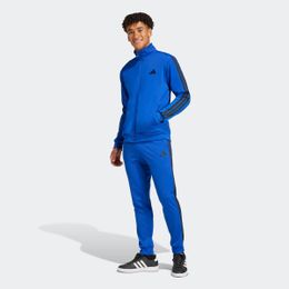 Jungen Trainingsanzug "M 3S TR TT TS", blau, Gr. XXL, adidas Sportswear, Obermaterial: 100% Polyester, Sportanz&uuml;ge, Basic 3-Streifen Trikot