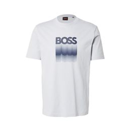 BOSS T-Shirt 'Insignia' Herren Gr&ouml;&szlig;e S marine / taubenblau / rauchgrau / hellgrau