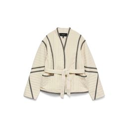 V&eacute;ro Moda Vero Moda Jacke 'VMJANE' Damen Gr&ouml;&szlig;e L beige / braun / schwarz