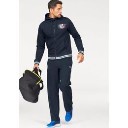 H.I.S. H.I.S Herren Jogginganzug "Comfort Fit", blau, Gr. 64, unifarben, Obermaterial: 60% Baumwolle, 40% Polyester, Sportanz&uuml;ge