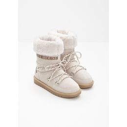 bonprix Disney Mickey Mouse Schn&uuml;r Boot, beige