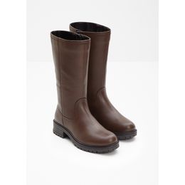 bonprix Stiefel, braun, Vegan