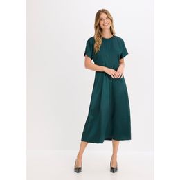 bonprix Midikleid, gr&uuml;n, Satin