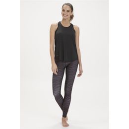 Endurance Damen Tanktop "REGIER", schwarz, Gr. 40, gestreift, unifarben, 92% Polyester, 8% Elasthan, Tops, mit innovativer QUICK DRY Technologie