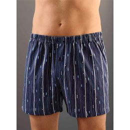 Herren Boxershorts, Gr. 5, blau, 100% Baumwolle, Unterhosen