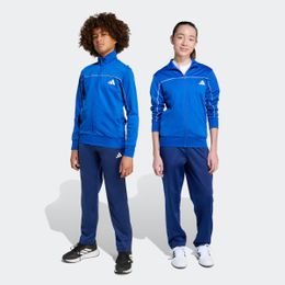 Jungen Trainingsanzug "J CP TR TS", blau, Gr. 164, adidas Sportswear, Obermaterial: 100% Polyester, Sportanz&uuml;ge, f&uuml;r Kinder und Teens, zweiteiliges