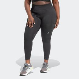 Damen Lauftights "OTR 7/8 L PS", schwarz, Gr. 1X, adidas Performance, Obermaterial: 85% Polyester, 15% Elasthan, Hosen