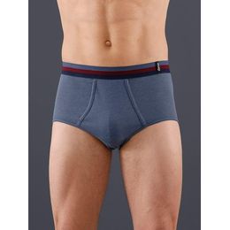 King&acute;S Club KINGS CLUB Herren Slip, Gr. 8, blau, 75% Baumwolle, 25% Polyester, Unterhosen