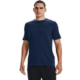 Under Armour Herren T-Shirt "UA M SPORTSTYLE LC SS", blau, Gr. M, Obermaterial: 60% Baumwolle, 40% Polyester, Shirts