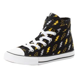 Converse Mädchen Sneaker "CHUCK TAYLOR ALL STAR ELECTRIC BOLT EASY-ON", Gr. 31, schwarz, Textil, Schuhe