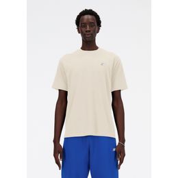 New Balance Damen T-Shirt "SPORT ESSENTIALS COTTON T-SHIRT"timberwolf, Gr. S, Obermaterial: 100% Baumwolle, Shirts