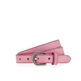 Tamaris Damen Lederg&uuml;rtel, rosa, Gr. 75, unifarben, Leder, G&uuml;rtel, mit Kontrastnaht