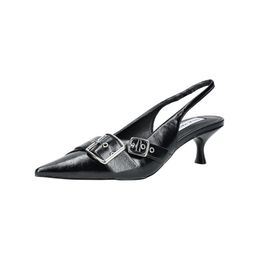 Steve Madden Damen Slingpumps "Steve Madden Pumps Lederimitat", Gr. 36schwarz, Lederimitat, Schuhe