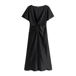 next Kleid Damen Gr&ouml;&szlig;e 46 schwarz Winterkleid
