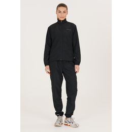 Endurance Damen Sportanzug "Song", schwarz, Gr. 46, unifarben, 100% Polyester, Sportanz&uuml;ge, mit lockerer Passform