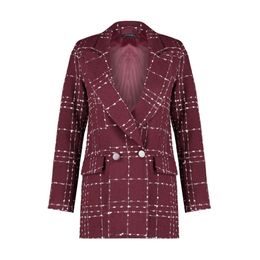 Trendyol Blazer Damen Gr&ouml;&szlig;e 42 weinrot / wei&szlig;