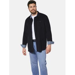 CHARLES COLBY Herren Langarmhemd "Cordhemd DUKE NILSON", blau, Gr. XL, Obermaterial: 100% Baumwolle CO., Hemden