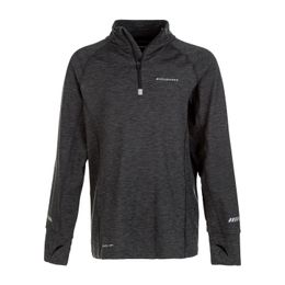 Endurance Jungen Funktionsshirt "LYLE JR.", schwarz, Gr. 116, meliert, 88% Polyester, 12% Elasthan, Shirts, mit innovativer Quick Dry-Technologie