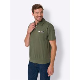 CLASSIC Herren Poloshirt "Kurzarm-Poloshirt", gr&uuml;n, Gr. 56, unifarben, 100% Baumwolle, Webware:100% Baumwolle, Shirts