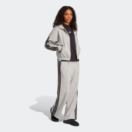 Damen Trainingsanzug "W ENERGIZE TS", grau, Gr. XL, adidas Sportswear, Obermaterial: 70% Baumwolle, 30% Polyester, Sportanz&uuml;ge
