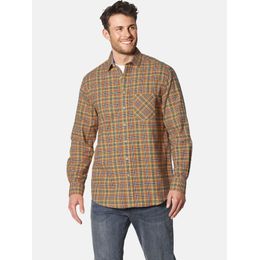 Babista Herren Langarmhemd "Flanellhemd FLOREVERTI", gelb, Gr. L, Obermaterial: 100% Baumwolle CO., Hemden, aus weichem Flanell