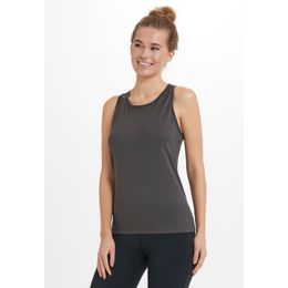 ENDURANCE ATHLECIA ATHLECIA Damen Tanktop, grau, Gr. S, unifarben, 100% Polyamid, Tops, aus hochwertigem Funktionsmaterial