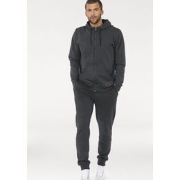 Herren Jogginganzug "Comfort Fit", grau, Gr. S, OCEAN SPORTSWEAR, meliert, angeraute Sweatware, Obermaterial: 60% Baumwolle, 40% Polyester.