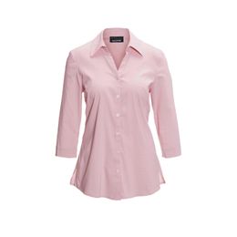 GOLDNER Damen Hemdbluse "Kurzgröße Stretchbequeme Bluse mit Baumwolle", rosa, Gr. 25, Obermaterial: 65% Baumwolle CO. 31% Polyamid PA. 4% Elasthan