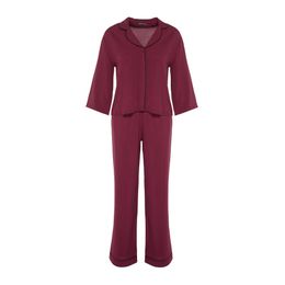 Trendyol Pyjama Damen Gr&ouml;&szlig;e M burgunder Winterkleid