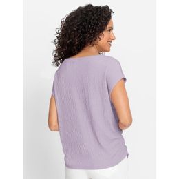 Inspirationen Damen T-Shirt "Shirt", lila, Gr. 38, unifarben, 99% Polyester, 1% Elasthan, Shirts