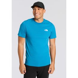 The North Face Herren T-Shirt "M SS SIMPLE DOME TEE"dusk blau, Gr. XL, Jersey, Obermaterial: 60% Baumwolle, 40% Polyester, Shirts