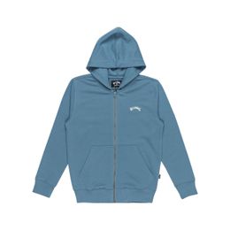 Billabong Jungen Kapuzensweatjacke "Arch", blau, Gr. 10, 55% Baumwolle, 25% Baumwolle, 20% Polyester, Sweatjacken