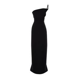 Trendyol Kleid Damen Gr&ouml;&szlig;e 42 schwarz Winterkleid
