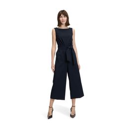 Betty Barclay Damen Overall "Damen Jumpsuit mit Eingrifftaschen", blau, Gr. 42, Obermaterial: 86% Polyester, 14% Elasthan., Overalls, Form